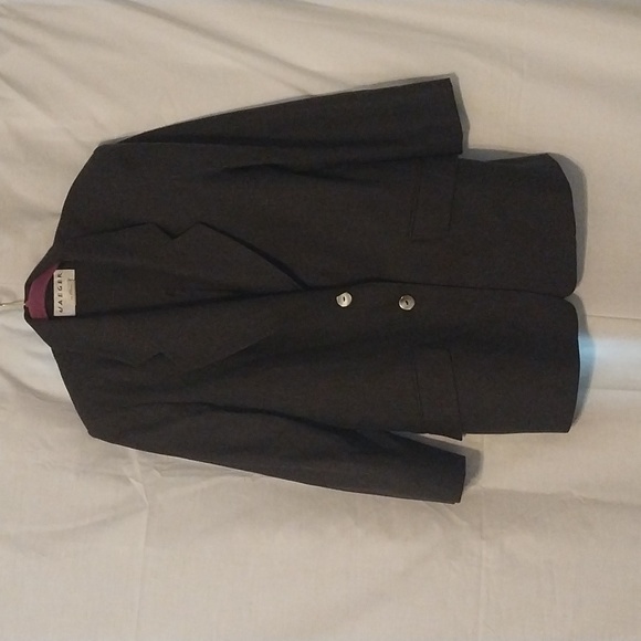 jaeger | Jackets & Coats | Jaeger Womens Gray Wool And Cashmere Blend ...